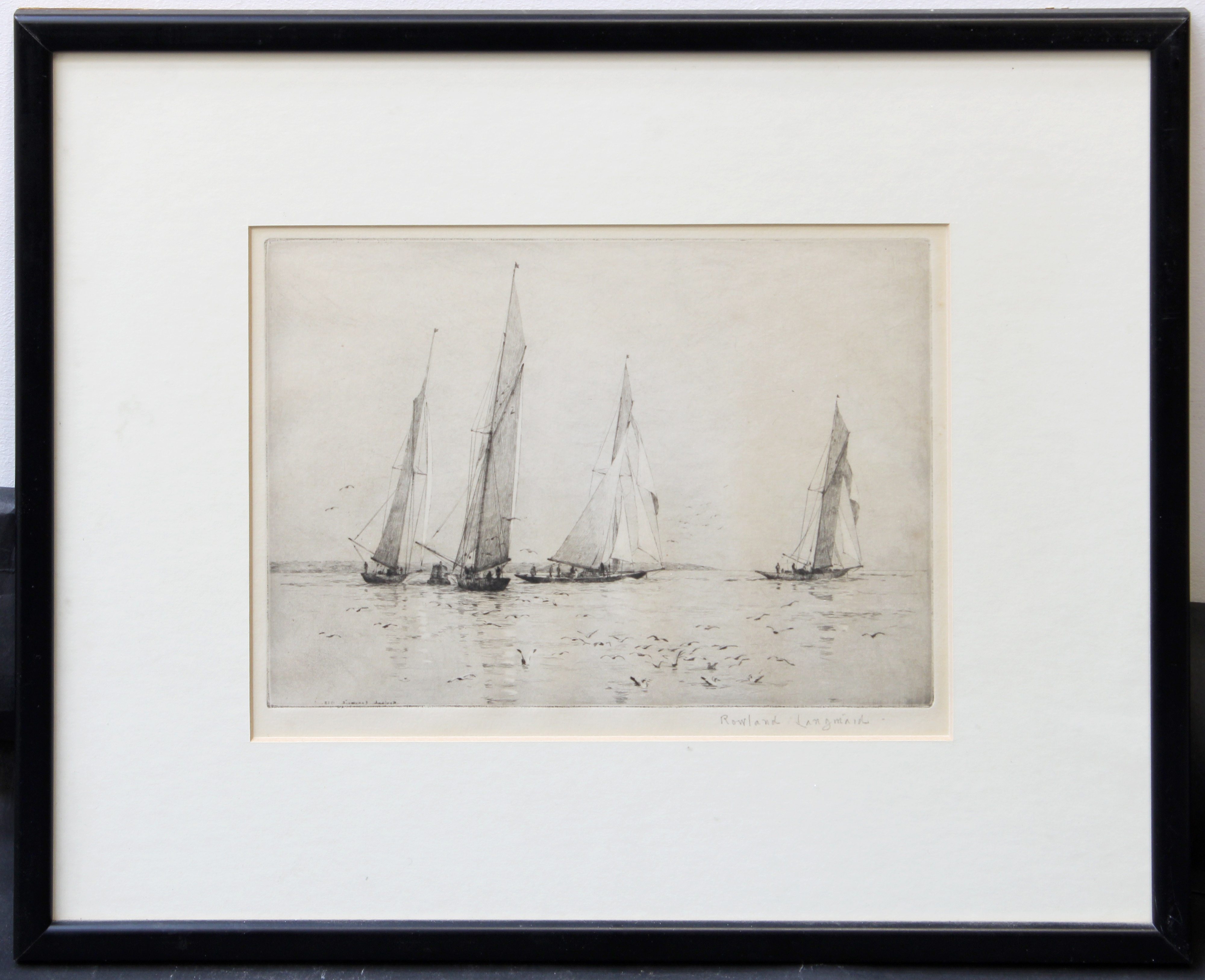 Lot 1173 - Rowland Langmaid (1897-1956) "H.M.S Renown