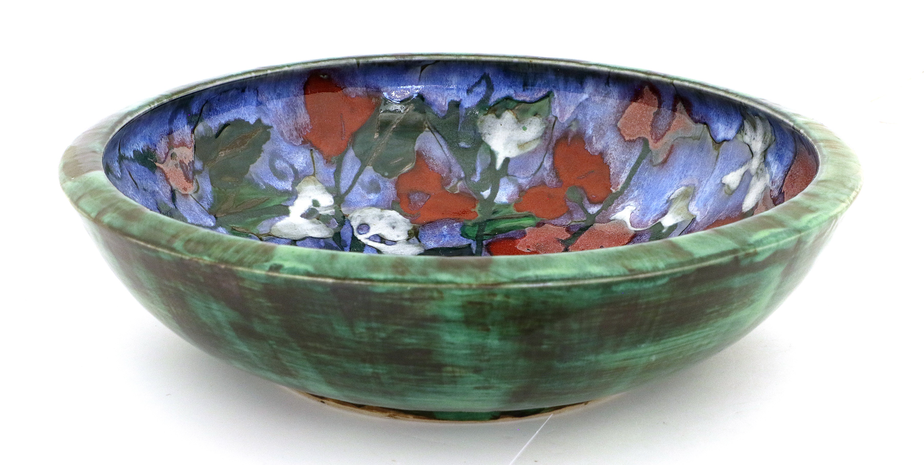 Lot 103 - A Dartington Pottery Vase, hand decorated by