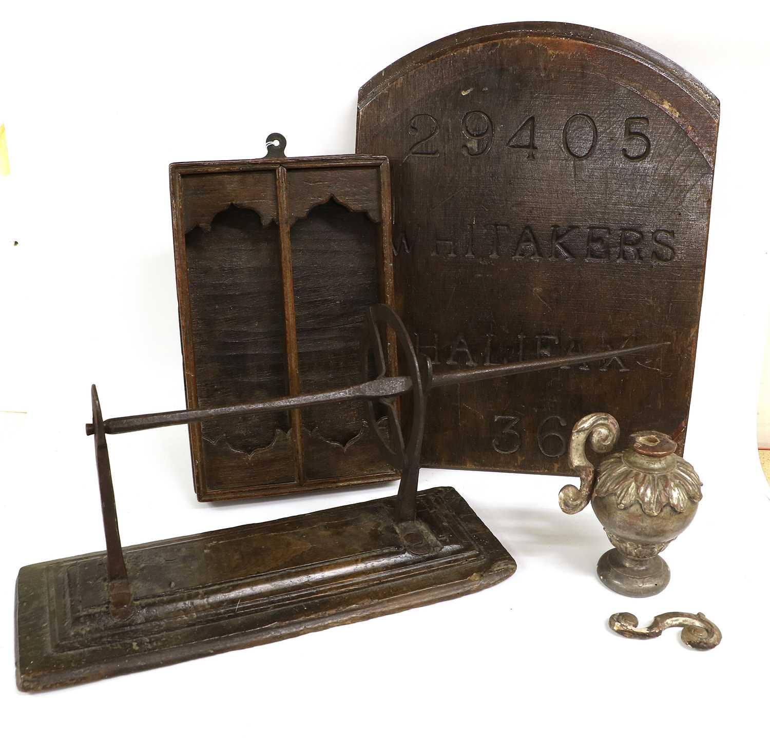 Lot 340 - A 17th Century Iron Implement, possibly a