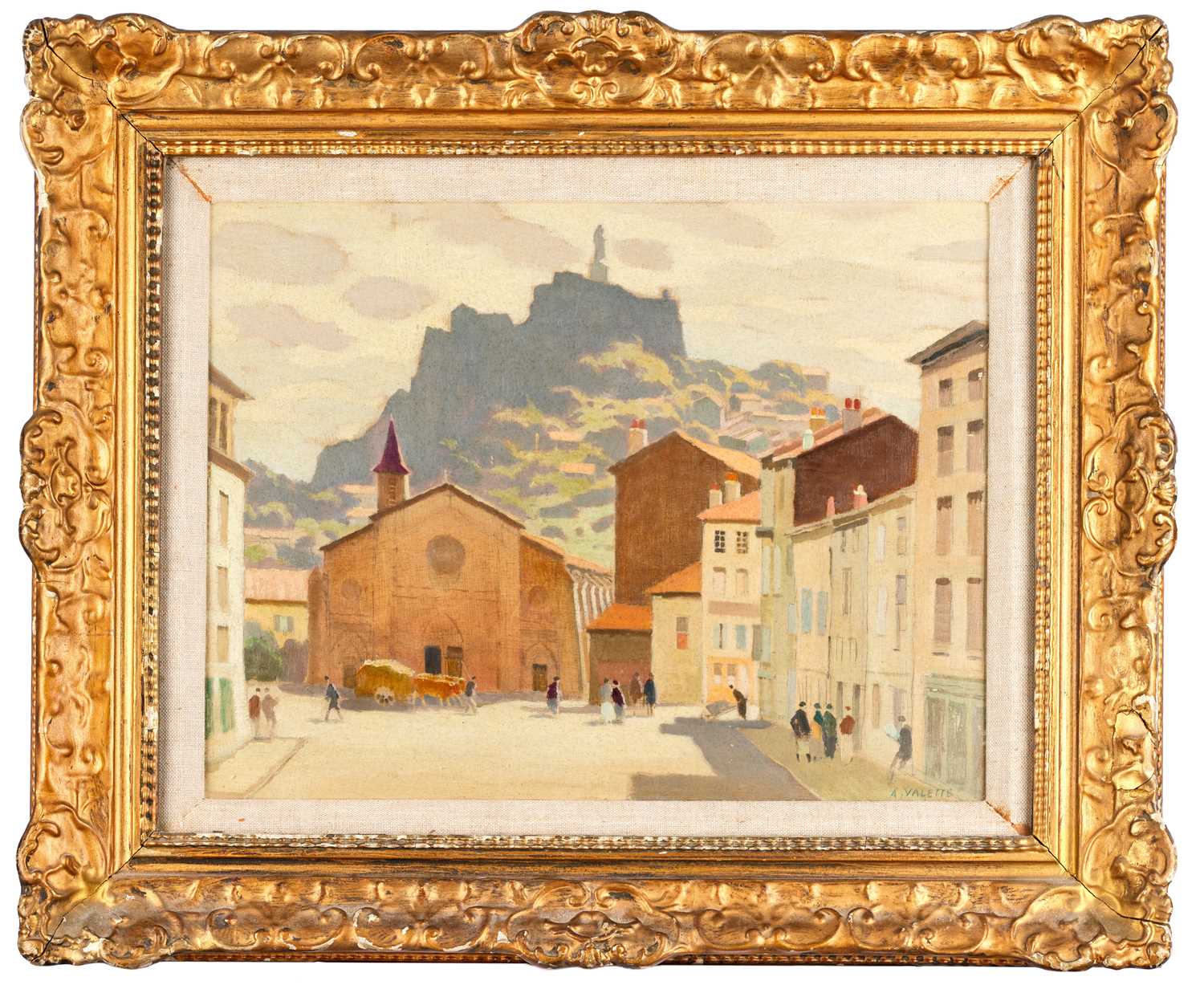 Lot 1089 - Adolphe Valette (1861-1942) French "Rocher