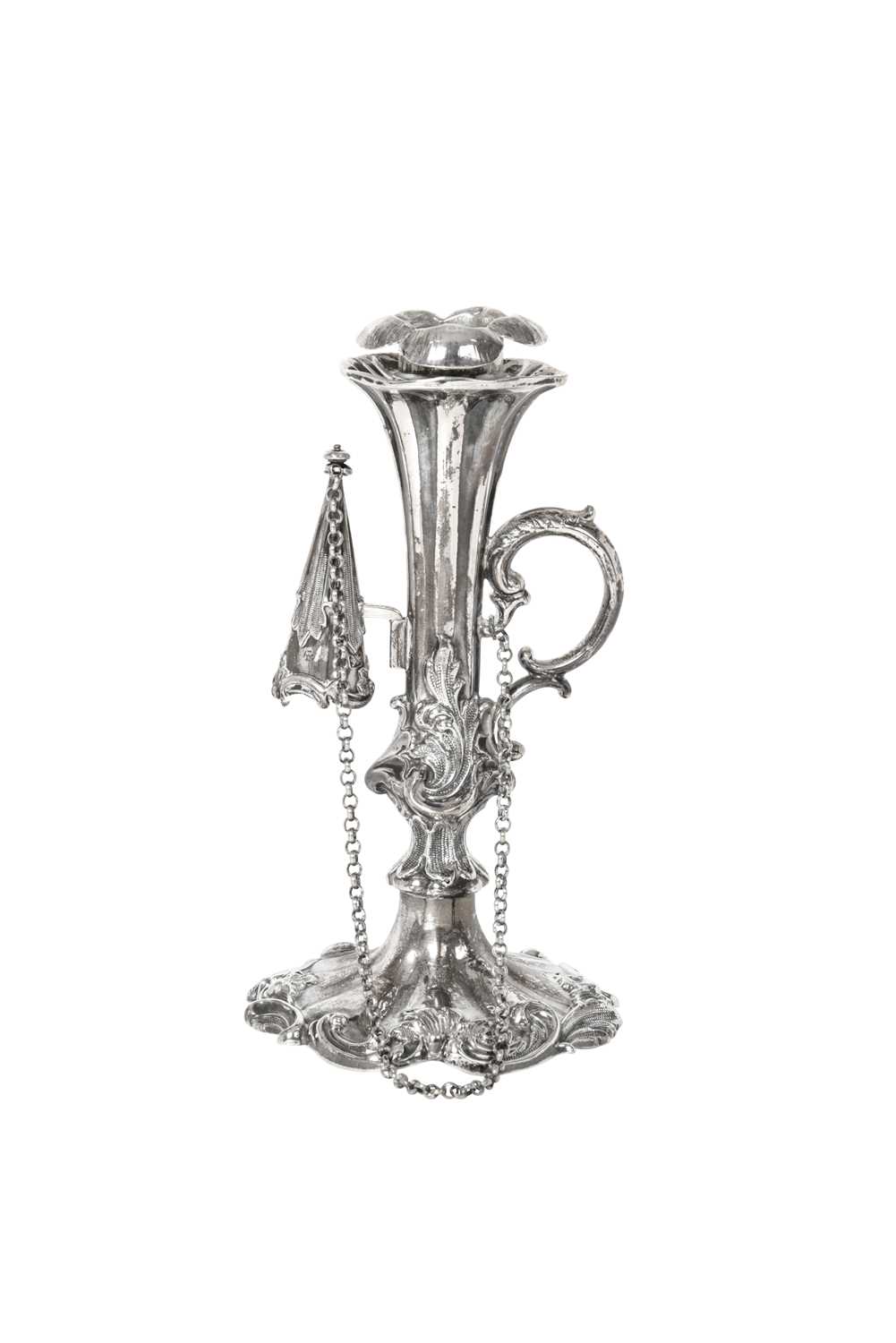 Lot 2098 - A Victorian Silver Taper-Candlestick,