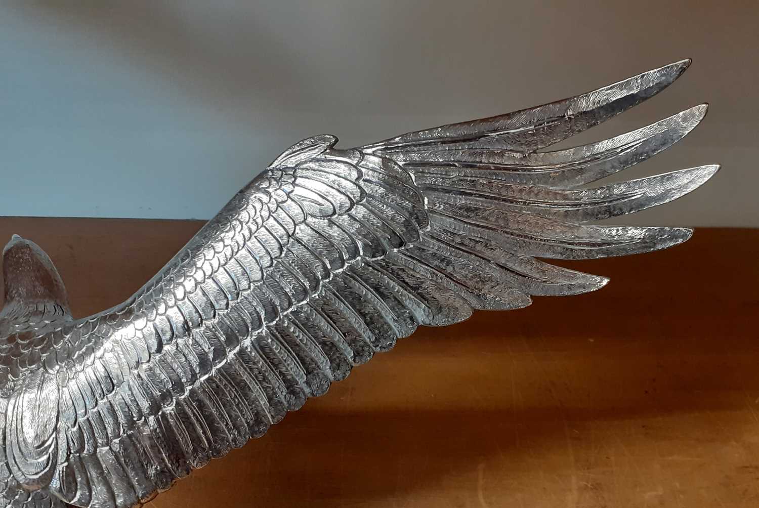 An Elizabeth II Silver Model of an Eagle,