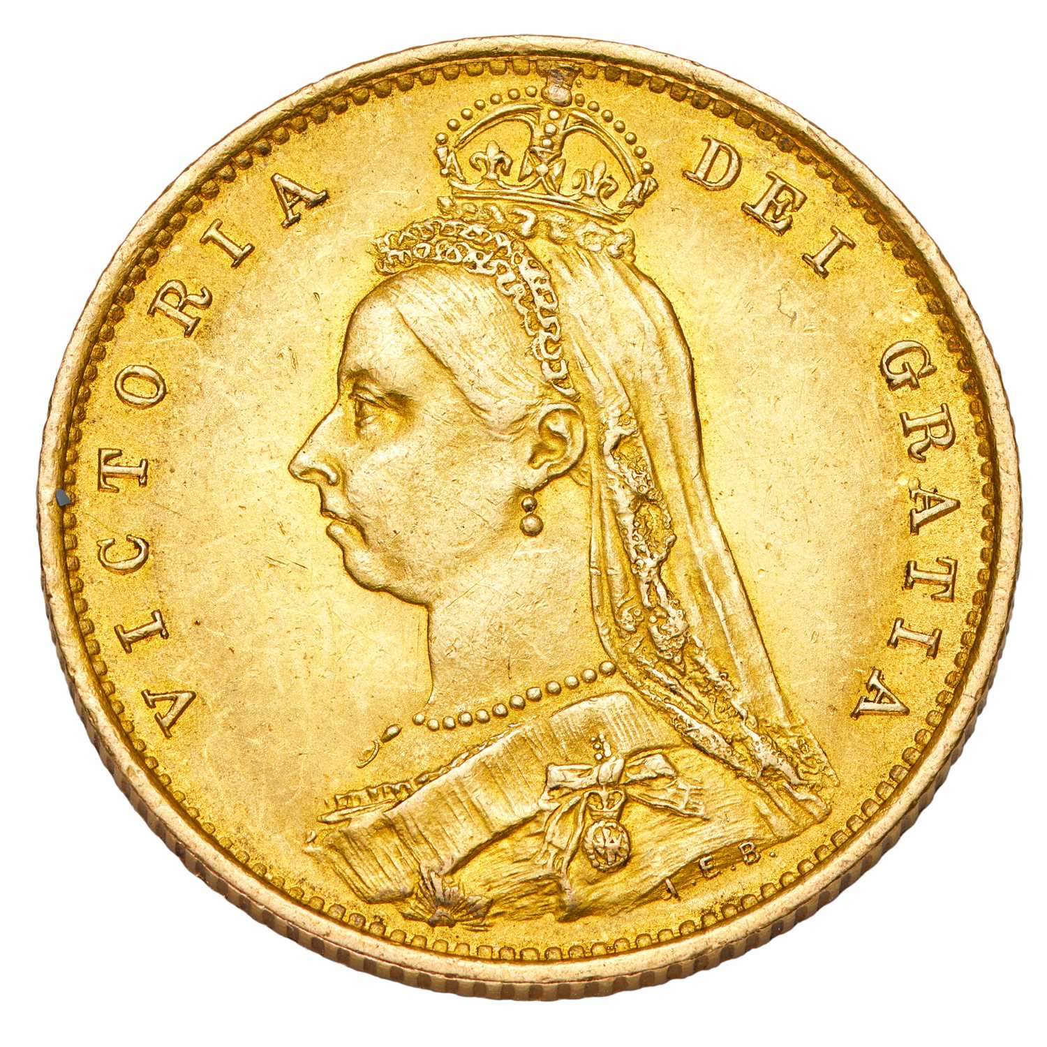 Lot 255 - Victoria, Half Sovereign 1887; extremely