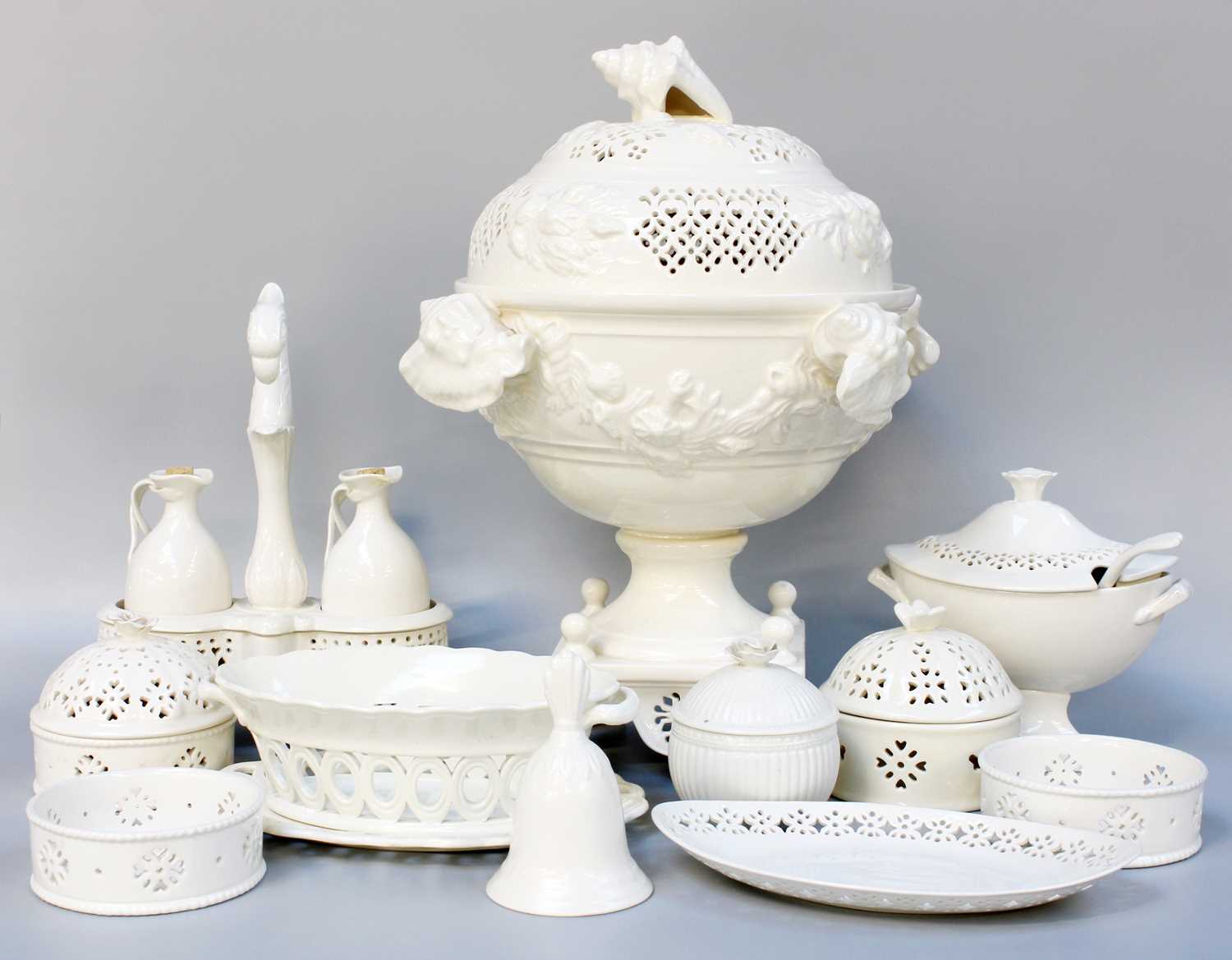 Lot 231 - A Collection of Royal Creamware, in 18th