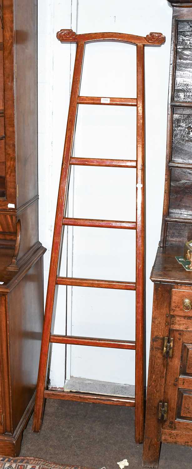 Lot 1306 - A Set of Lacquered Wooden Chinese Ladders,