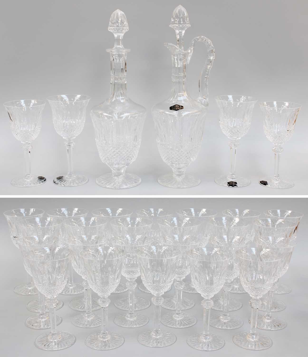 Lot 249 - A Suite of St Louis Glass, "Tommy" pattern,