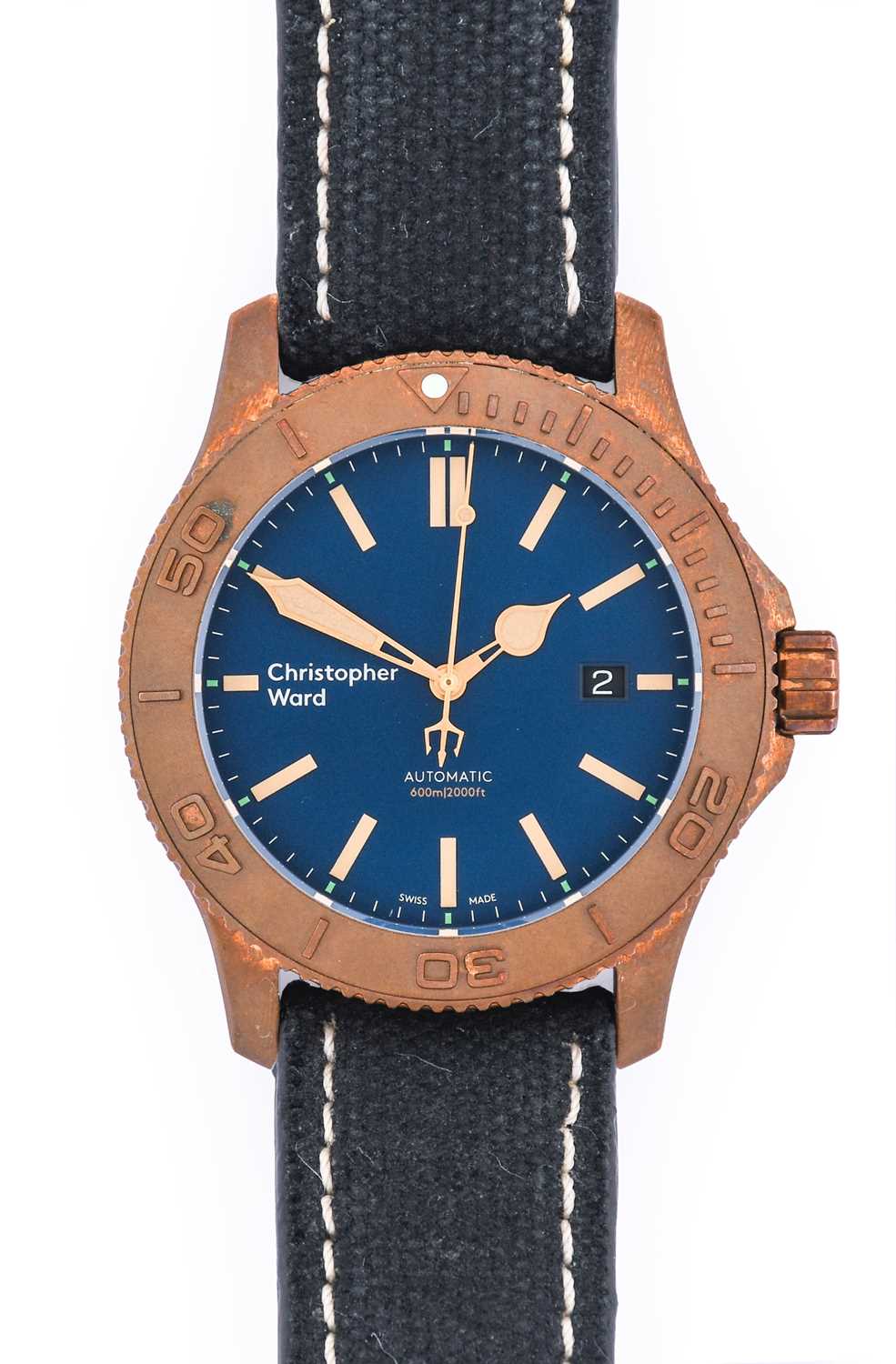 Lot 2348 - Christopher Ward: A Bronzed Automatic