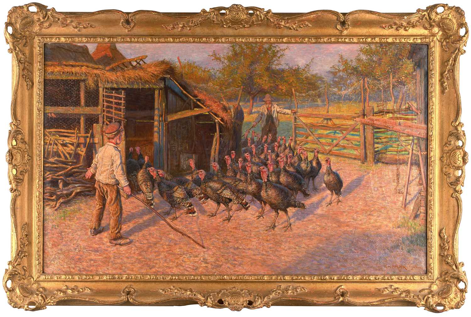 Lot 1094 - Richard Henry Brock (exh.1897-1915) Penning