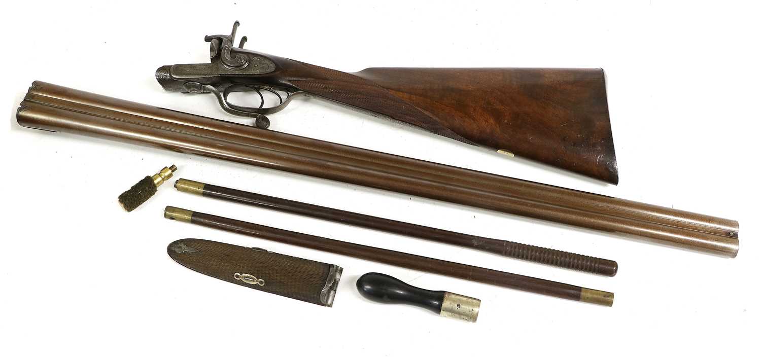 Lot 272 - A 19th Century 12 Bore Side by Side Double