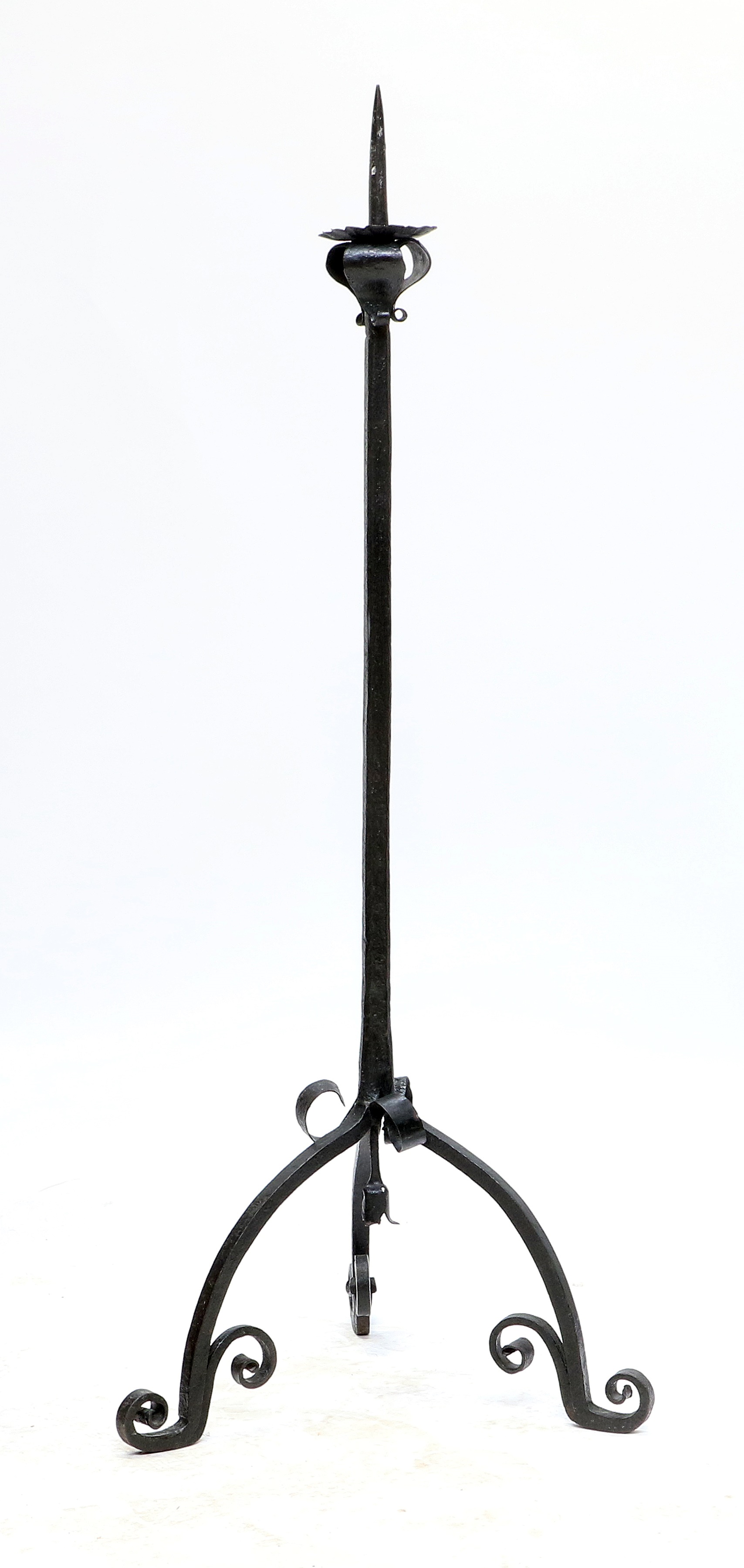Lot 209 - An 18th Century Wrought-Iron Floor-Standing