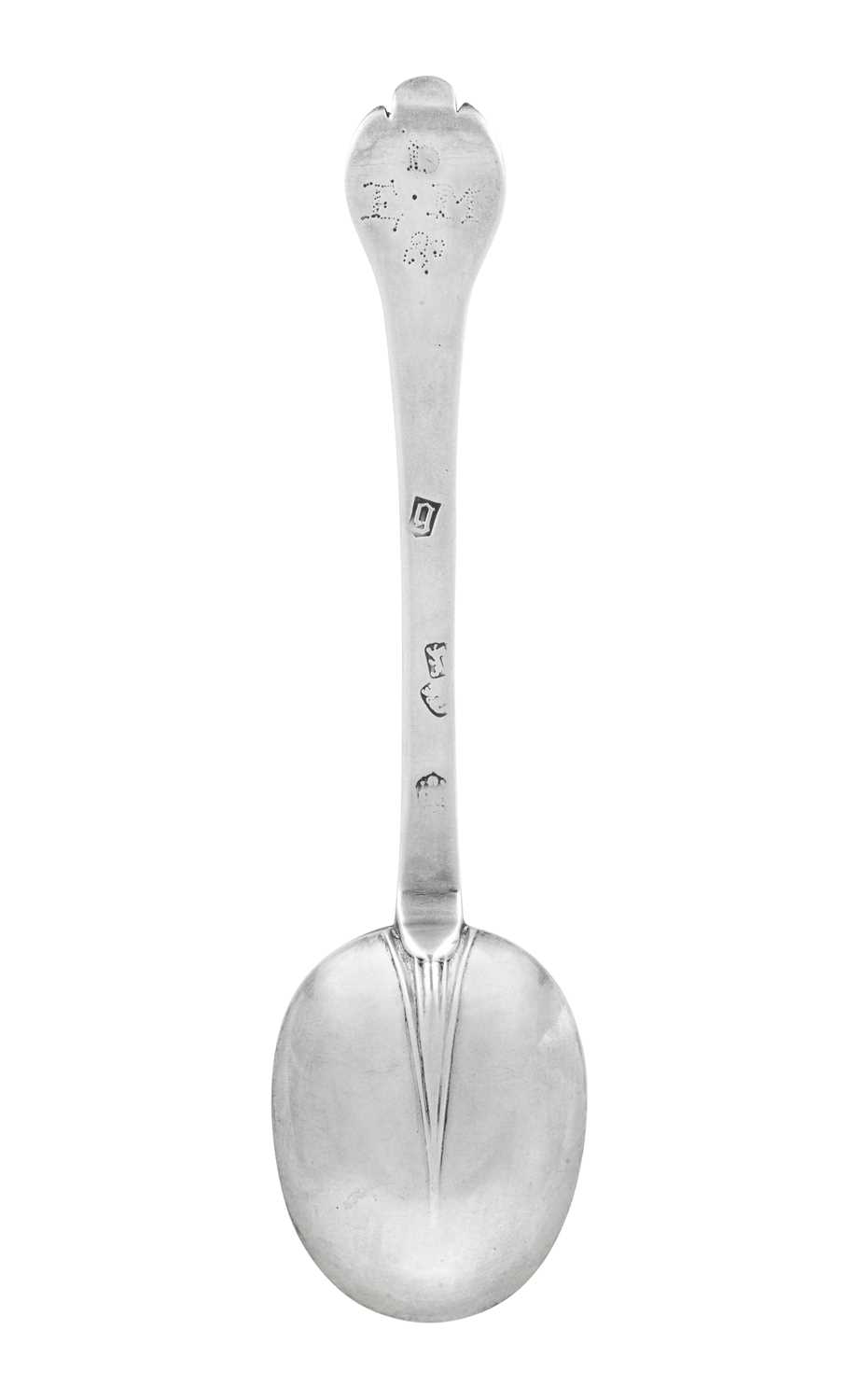 Lot 2204 - A Charles II Silver Trefid-Spoon,