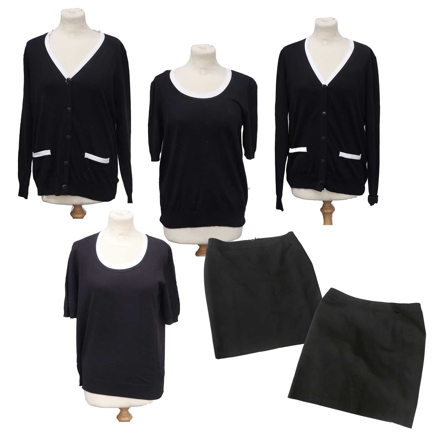 Lot 2211 - Chanel Uniforms, comprising two black and