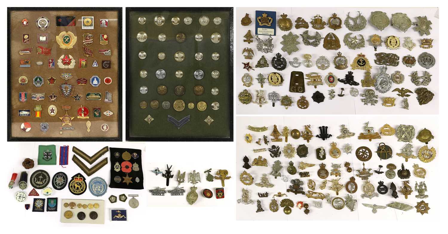 Lot 127 - A Quantity of Various Badges and Insignia,