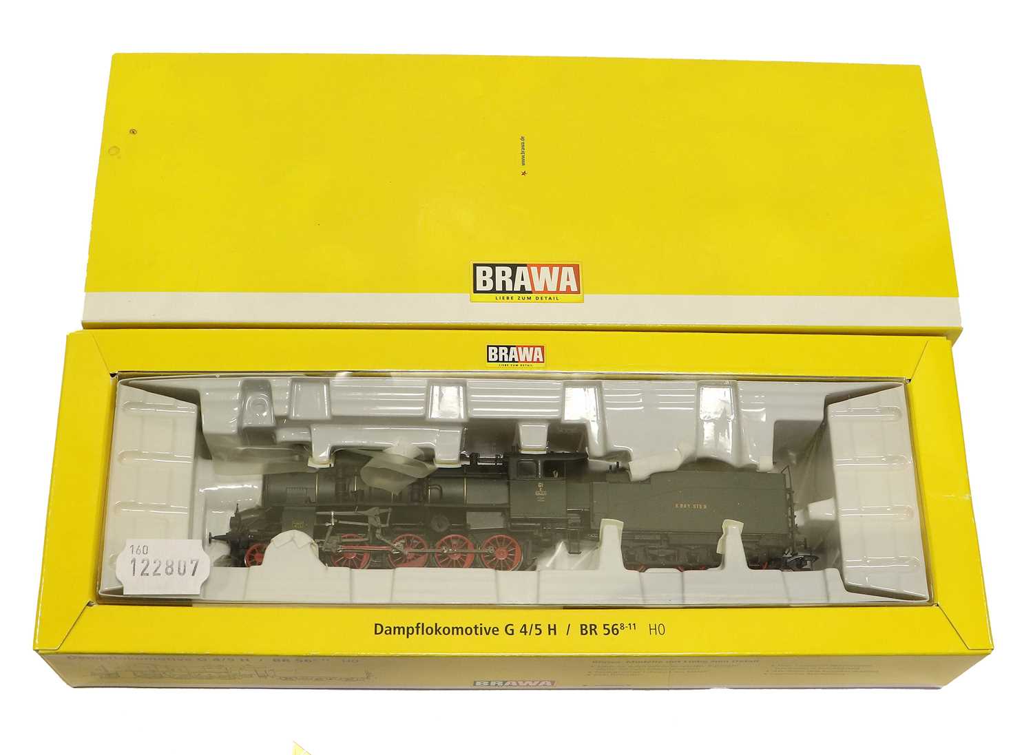 Lot 3230 - Brawa HO Gauge 40102 2-8-0 K Bay Sts B
