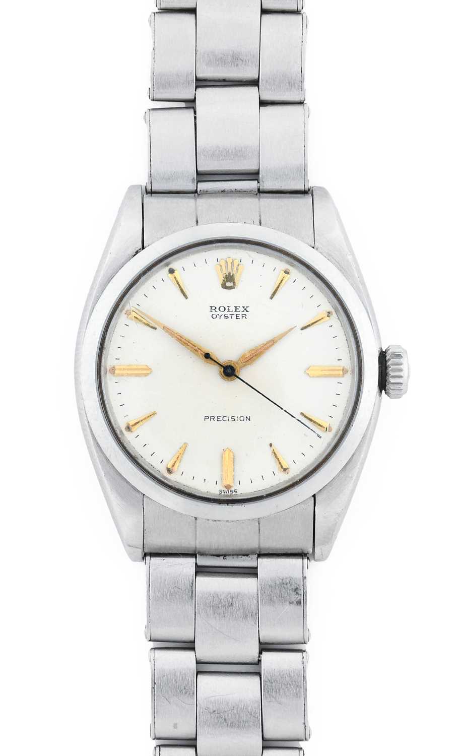 Lot 2141 - Rolex: A Stainless Steel Centre Seconds