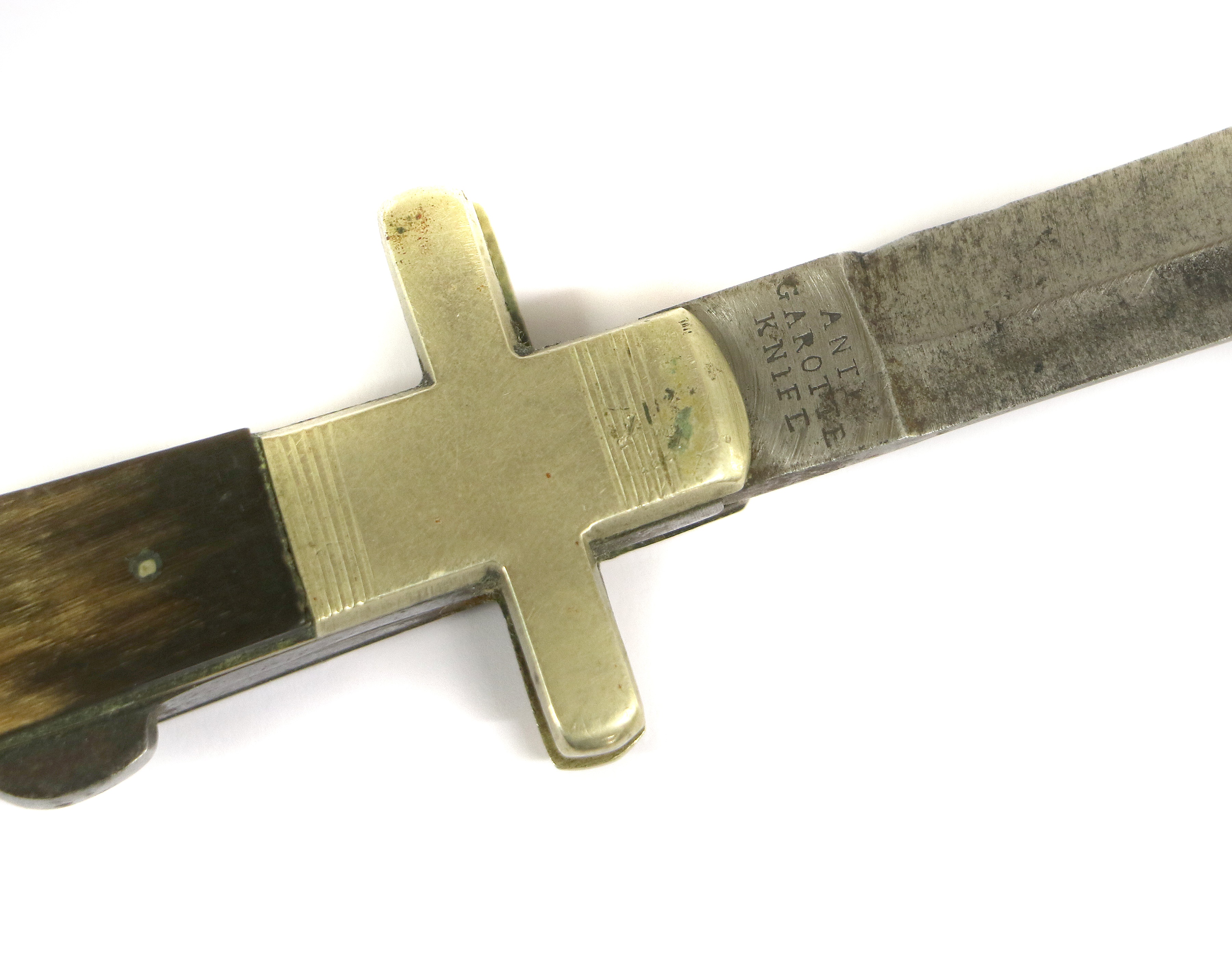 Lot 237 - A Rare Anti-Garotte Folding Knife by Unwin