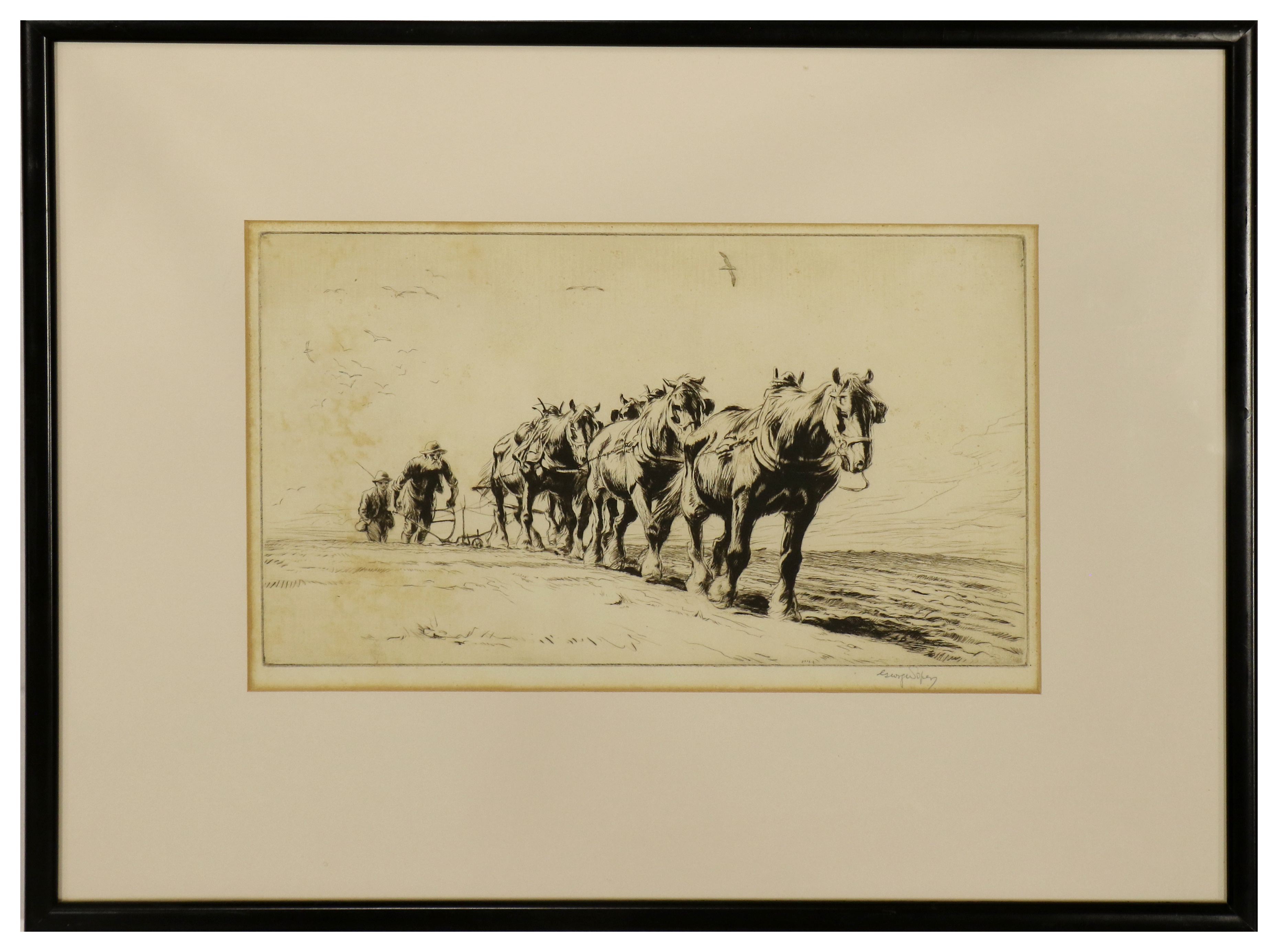 Lot 542 - George Soper RE (1870-1942) "The Quarry Team"