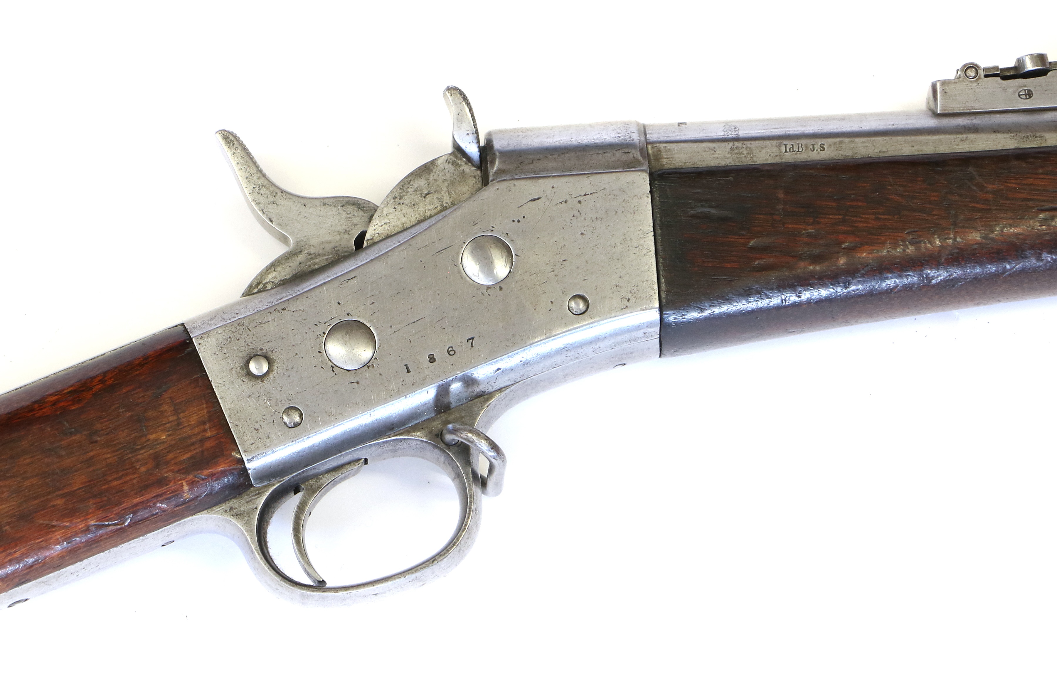 Lot 285 - A Swedish Issue Remington Model 1867 Rolling