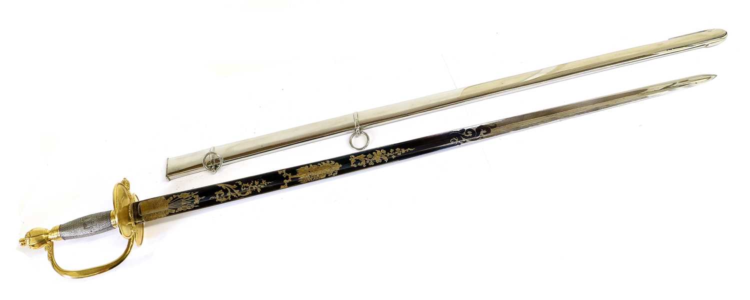 Lot 197 - A 1796 Pattern Infantry Officer's Sword, the
