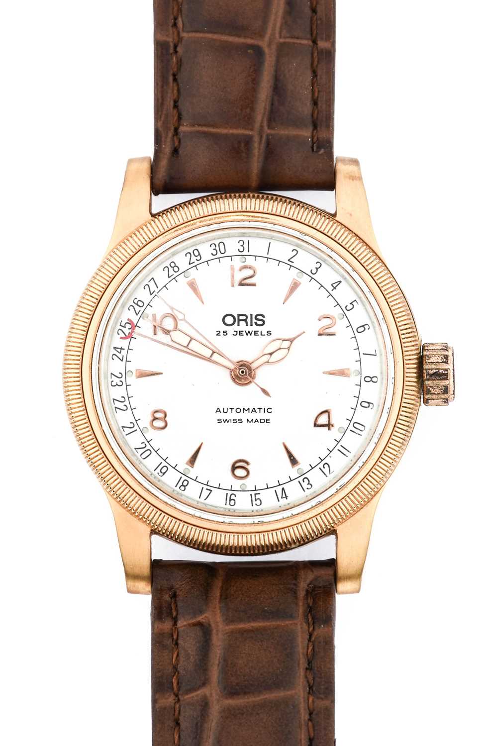 Lot 2392 - Oris: A Plated Automatic Calendar Centre