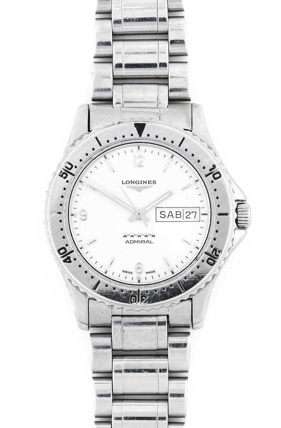 Lot 2359 - Longines: A Stainless Steel Automatic