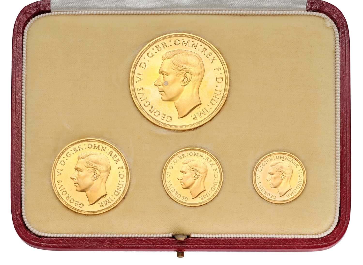 Lot 254 - George VI, 'Coronation' Gold Proof Set 1937,