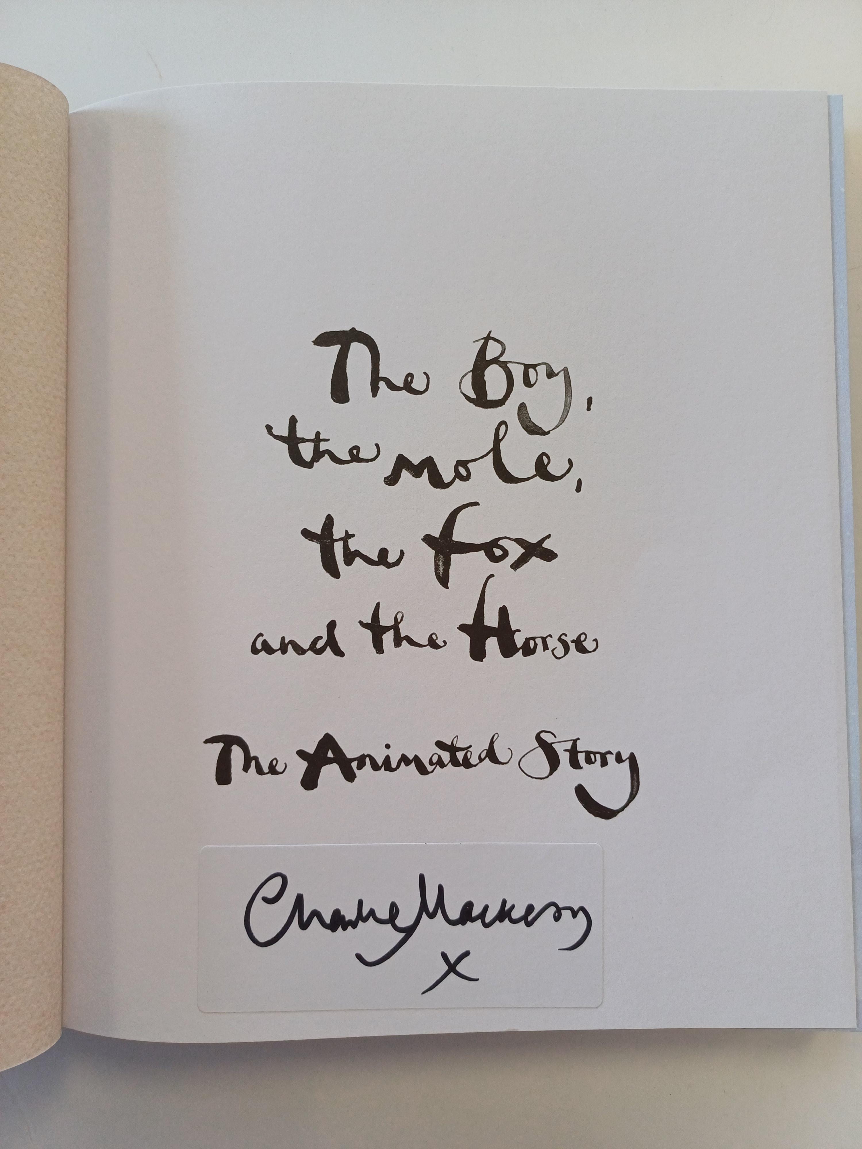 Lot 43 - Mackesy (Charlie). The Boy, the Mole, the Fox