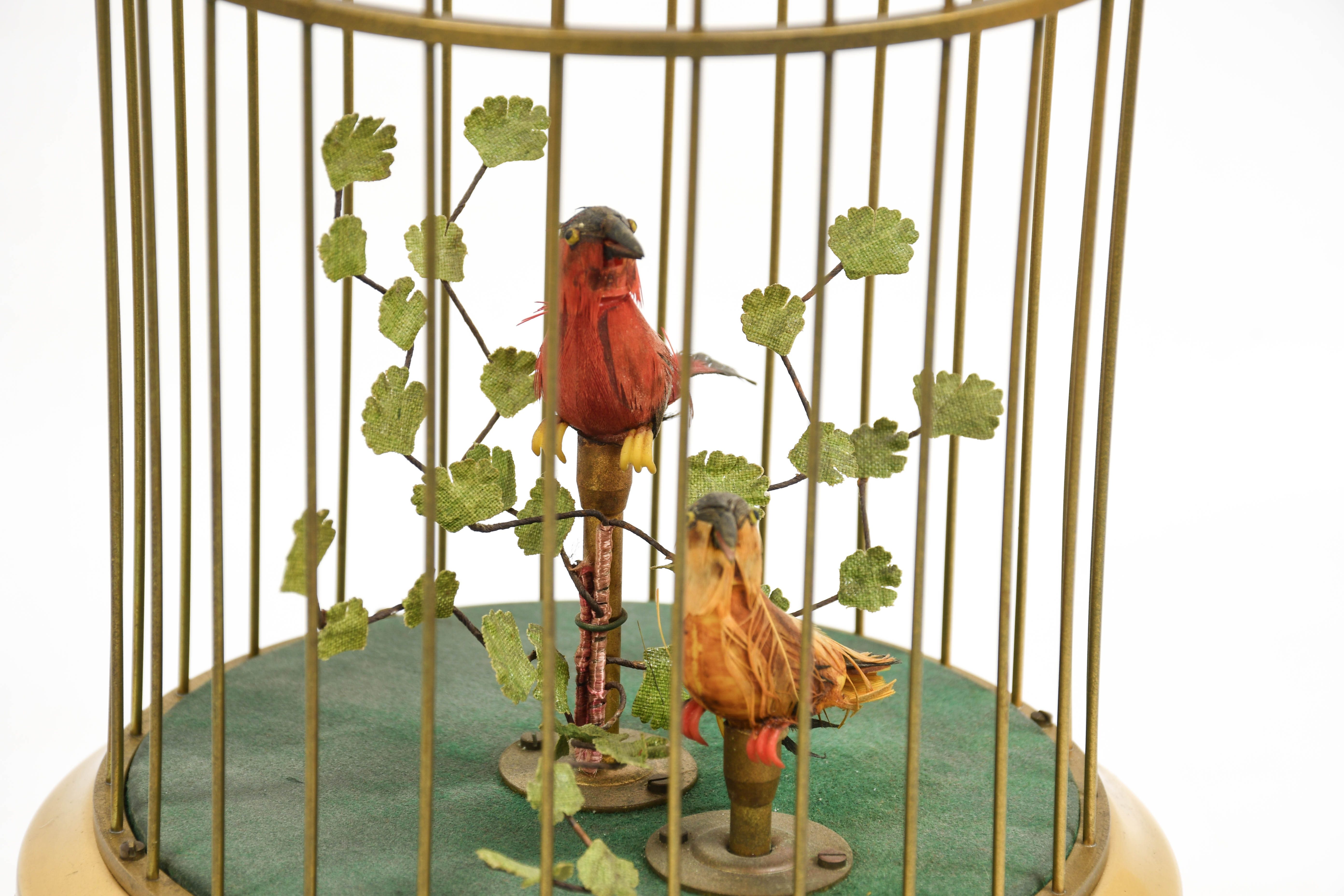 Lot 266 - A Singing Bird Automata, 20th century, with