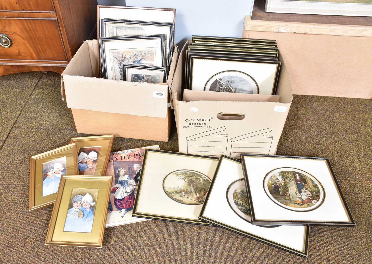 Lot 1029 - A Collection of Twelve Baxter Prints,