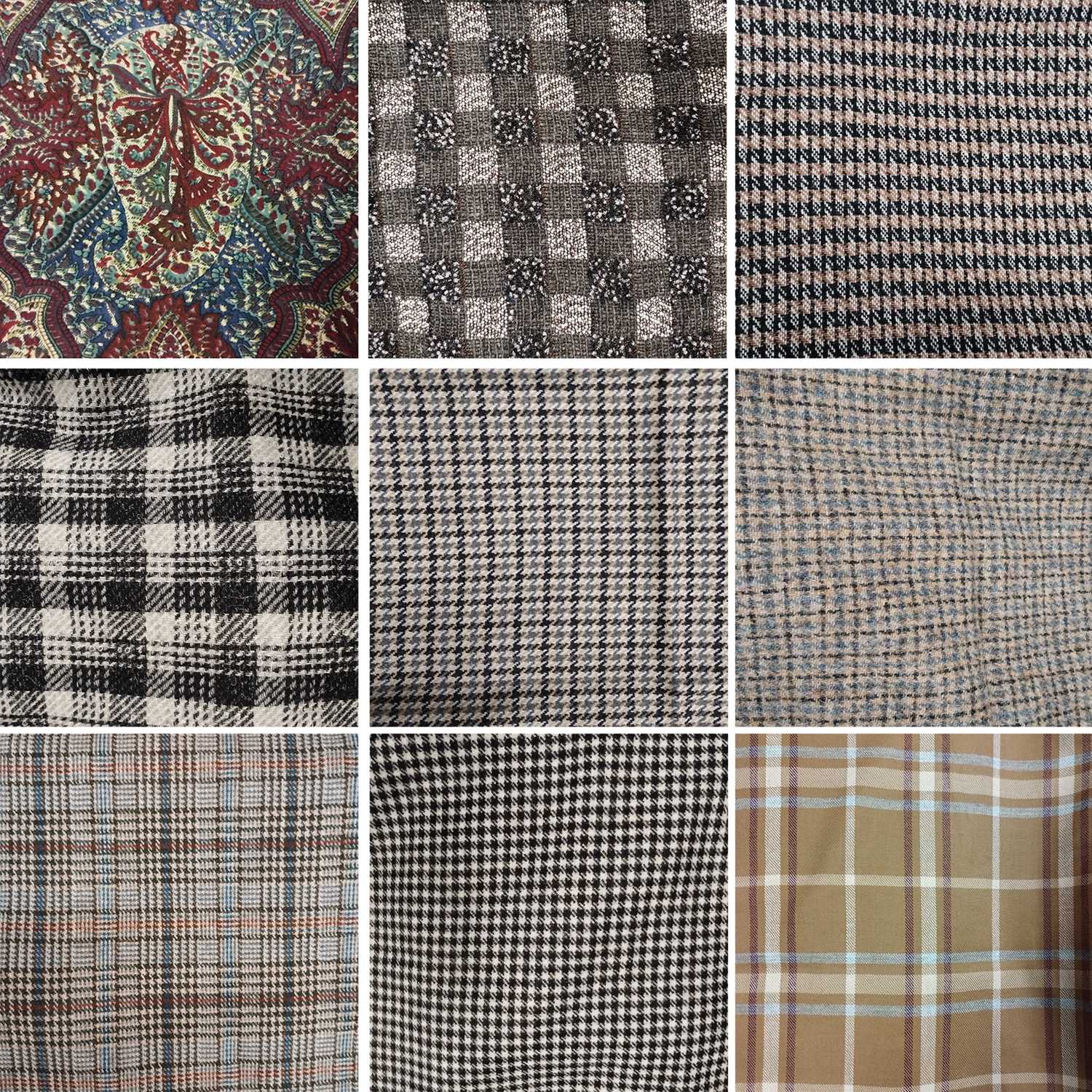 Lot 2034 - Assorted Mainly Wool Fabric Lengths,