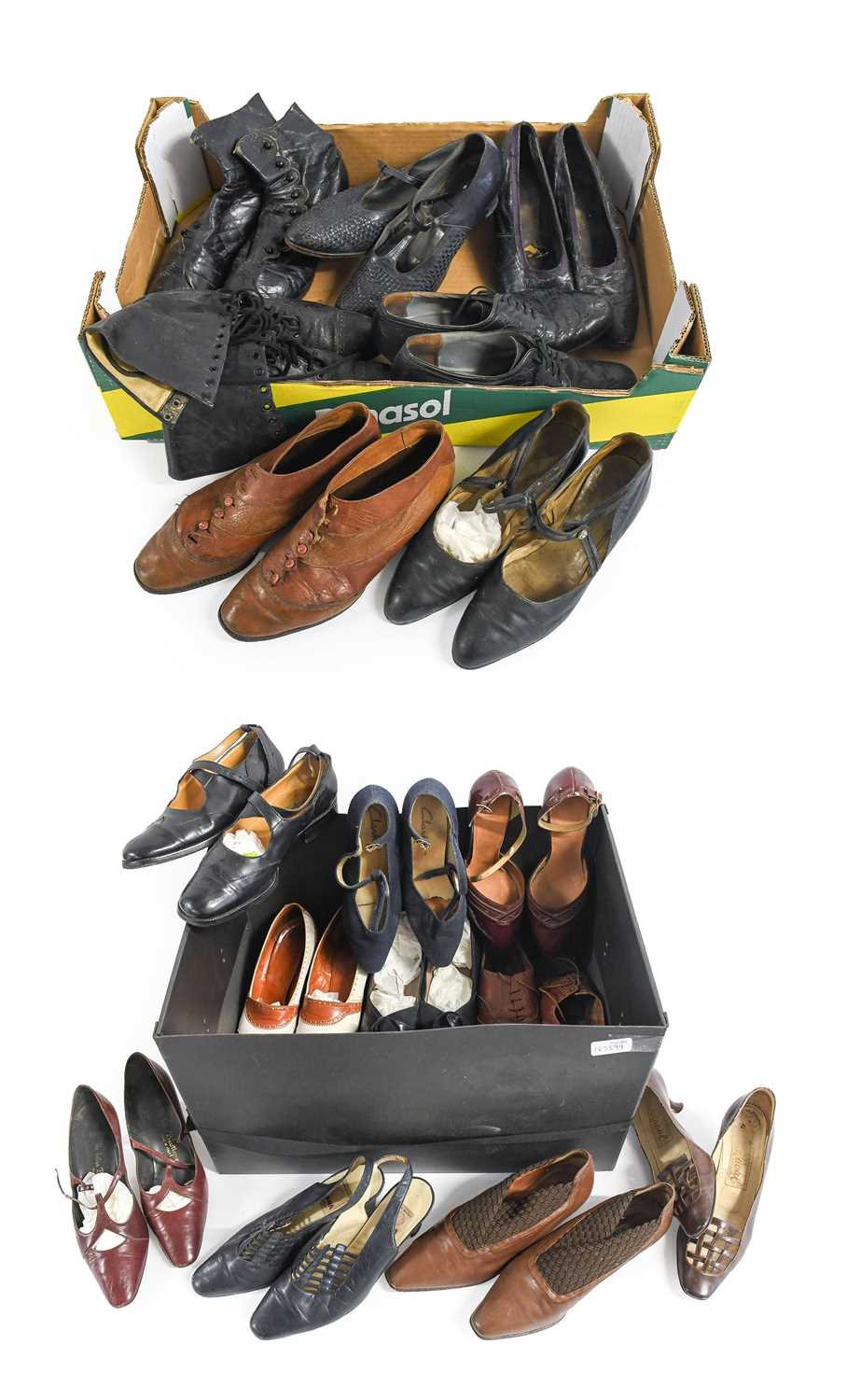 Lot 2222 - Late 19th/Early 20th Century Ladies Shoes