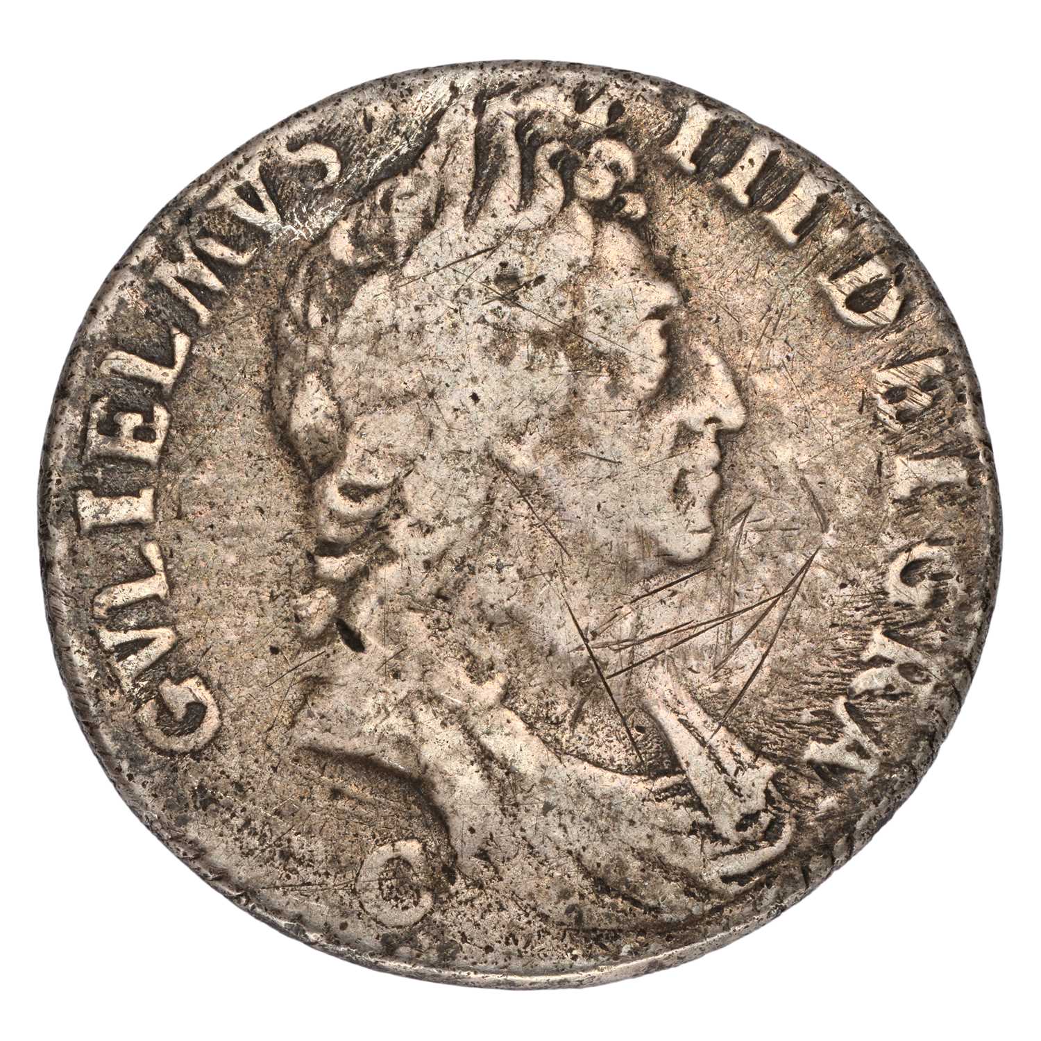 Lot 29 - William III, Shilling 1697C, Chester Mint,