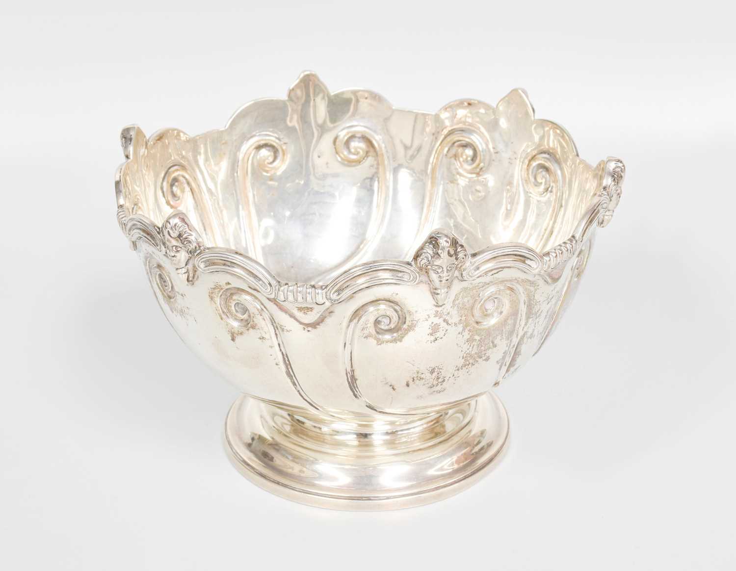 Lot 158 - A Victorian Silver Rose-Bowl, Maker's Mark