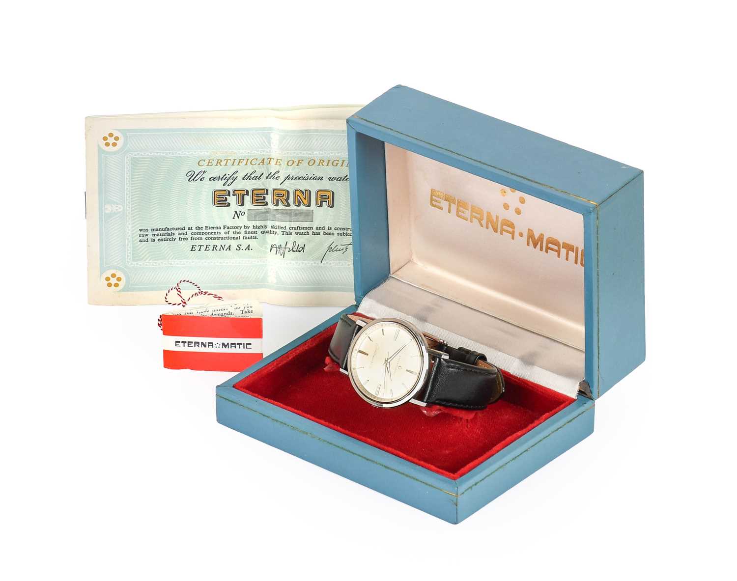 Lot 2447 - Eterna Matic: A Stainless Steel Automatic