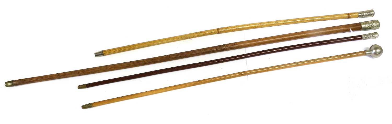 Lot 151 - A Victorian Military Walking Cane to the
