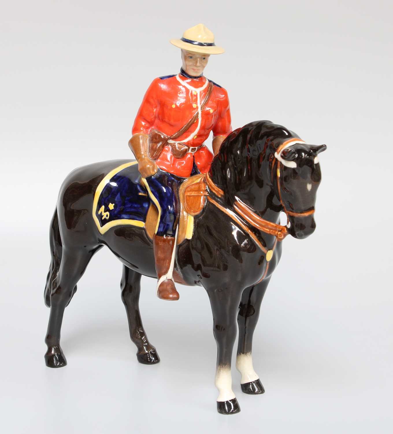 Lot 154 - Beswick Canadian Mountie, model No. 1375,