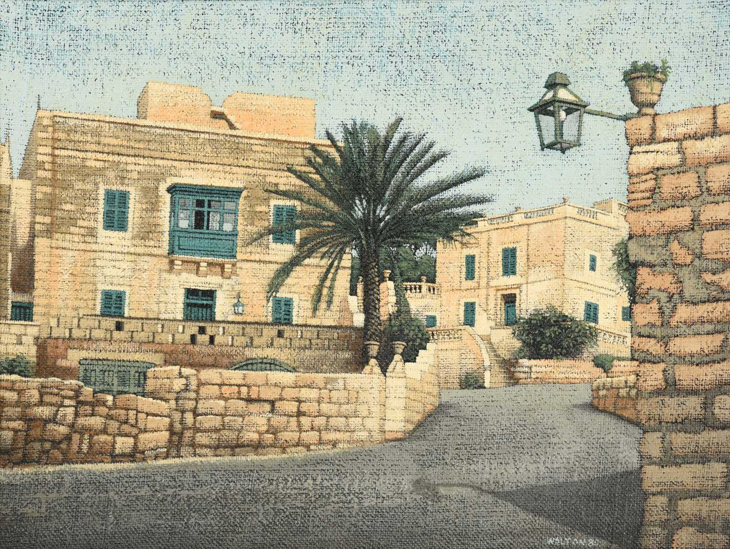 Lot 533 - Stuart Walton (b.1933) Continental town