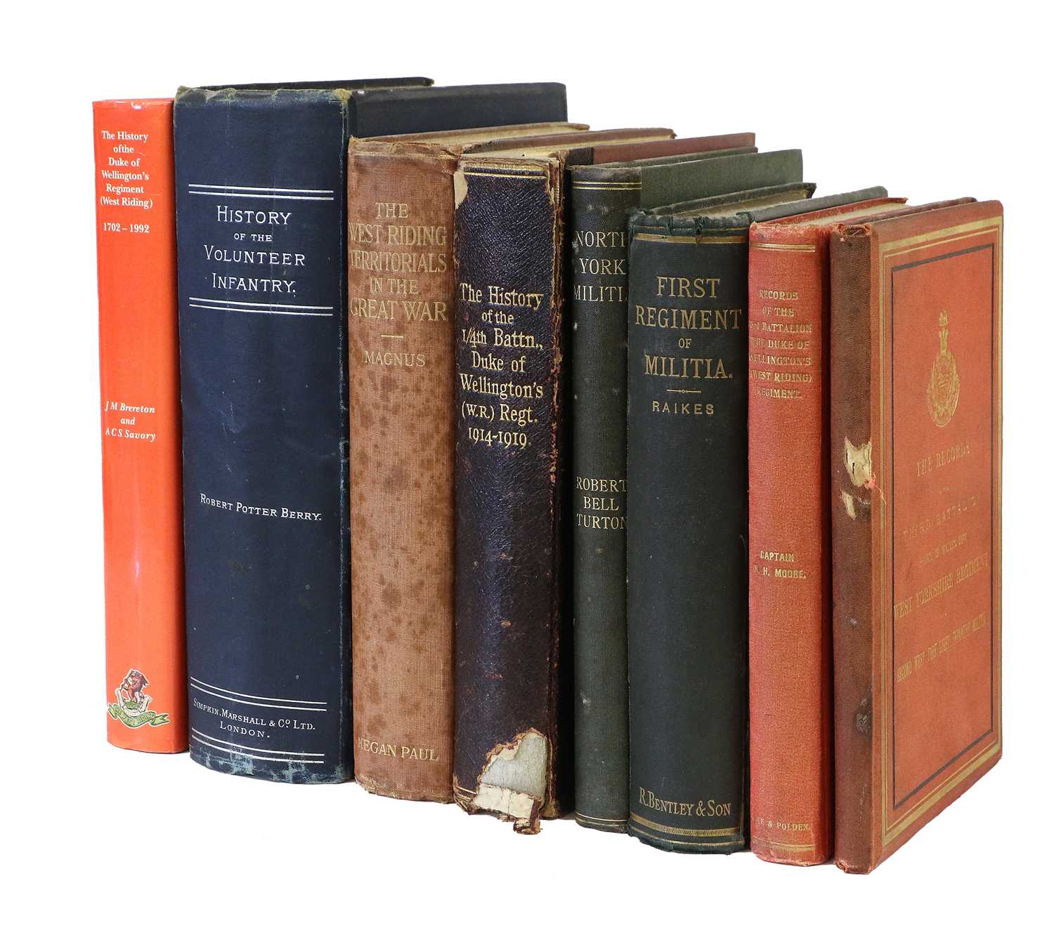 Lot 164 - Eight Military Books: - The History of the