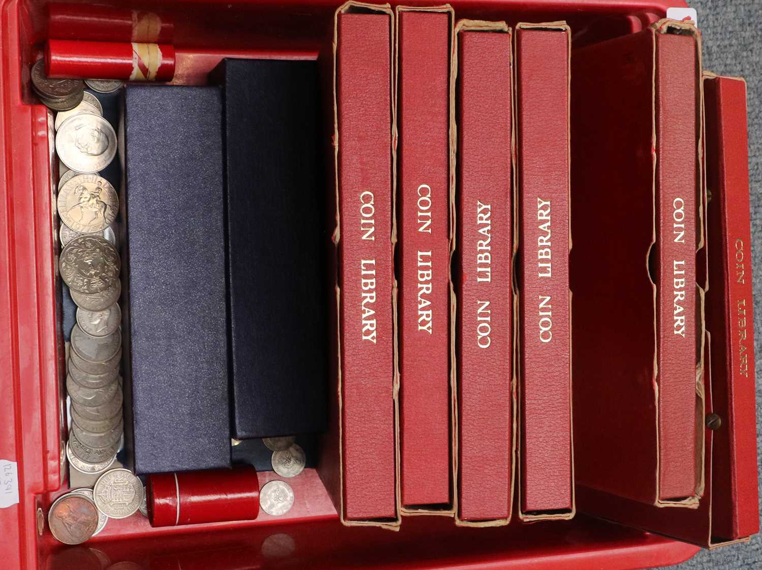 Lot 156 - A Collection of Six Coin Albums, comprising;