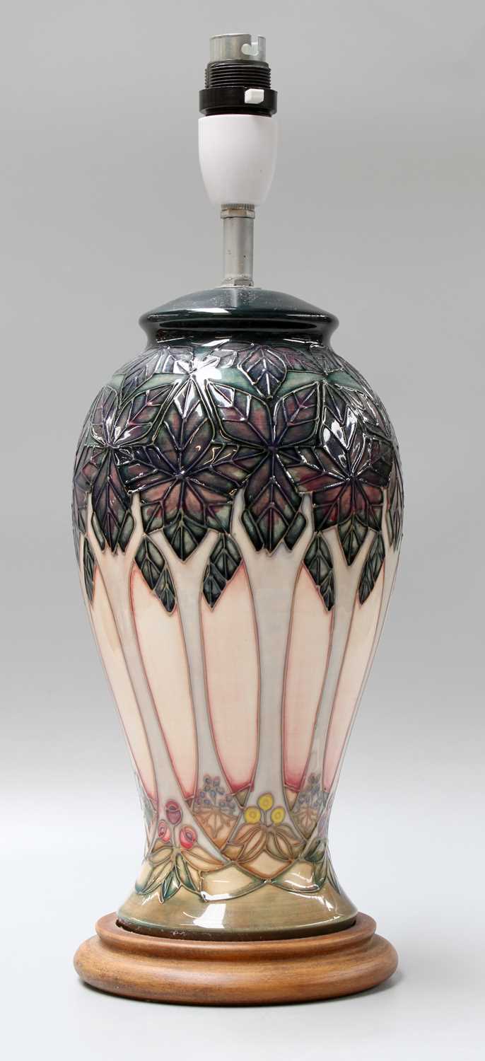 Lot 432 - A Modern Moorcroft Pottery "Cluny" Pattern