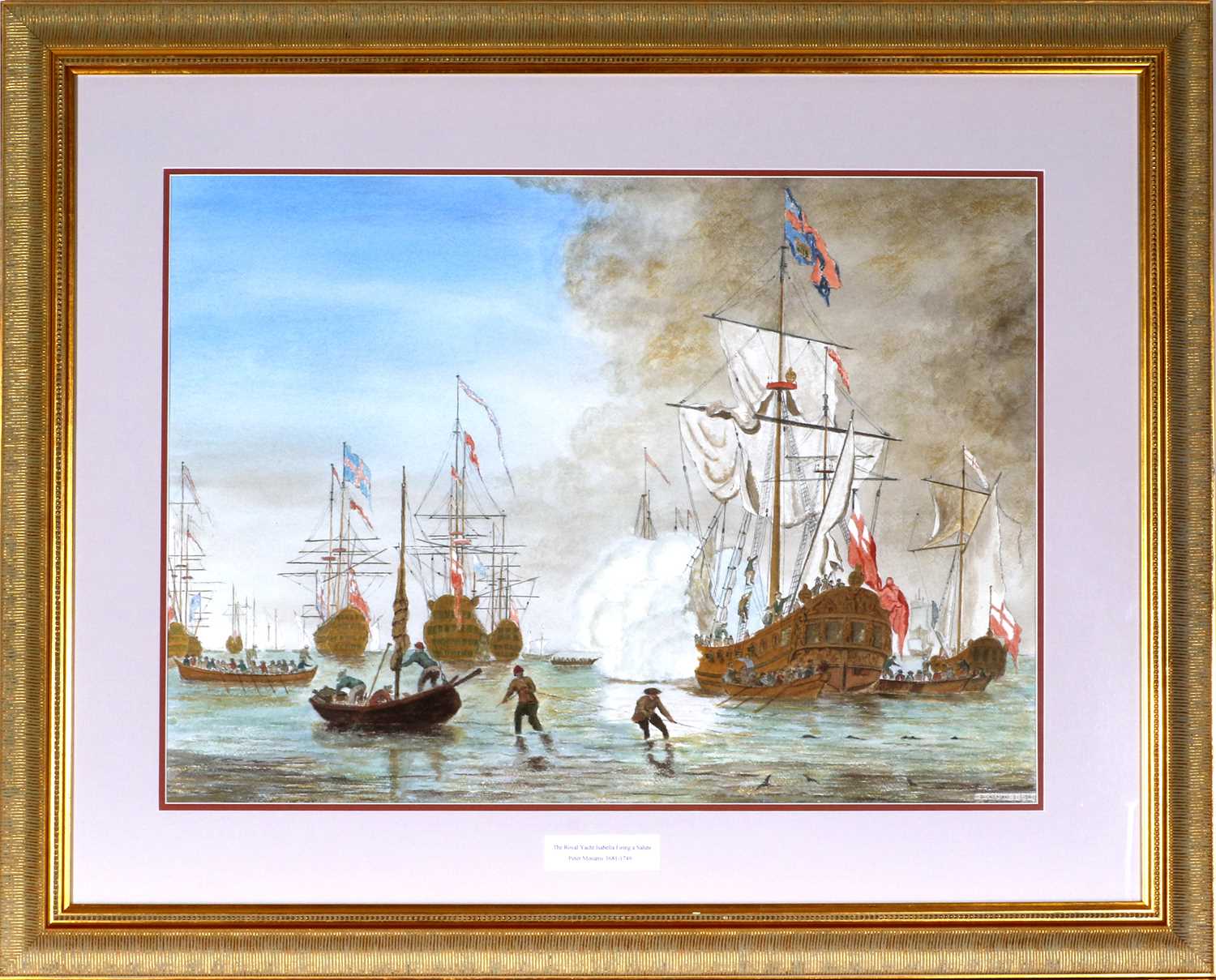 Lot 1054 - D. Cadman after Peter Monamy (1681-1749)