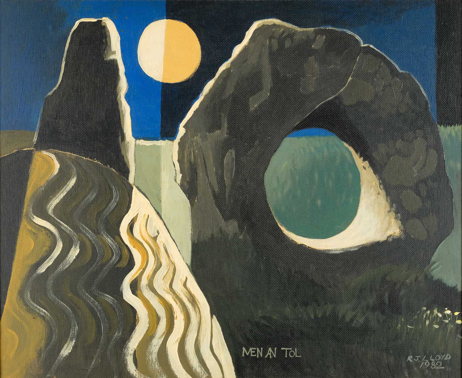 Lot 591 - Reginald James Lloyd (1926-2020) "Men An Tol"