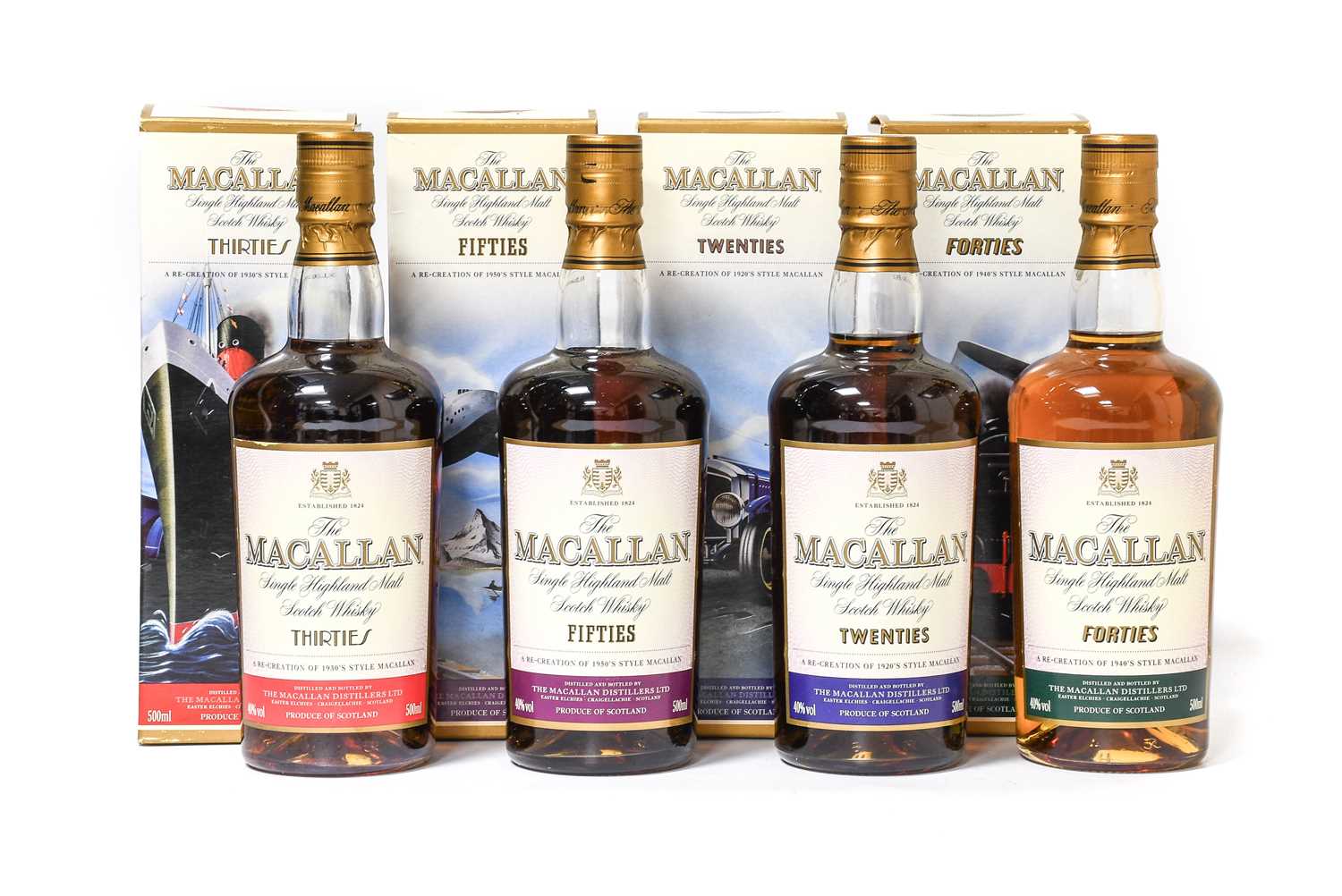 Lot 3226 - Macallan 'Decades' Collection Including:
