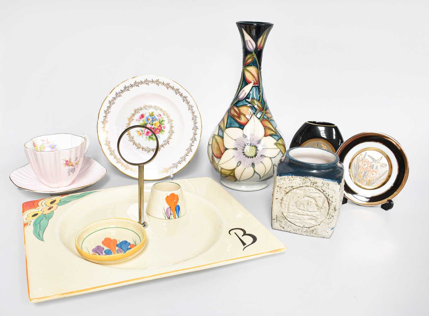 Lot 213 - A Large Crown Ducal Pottery Vase, by