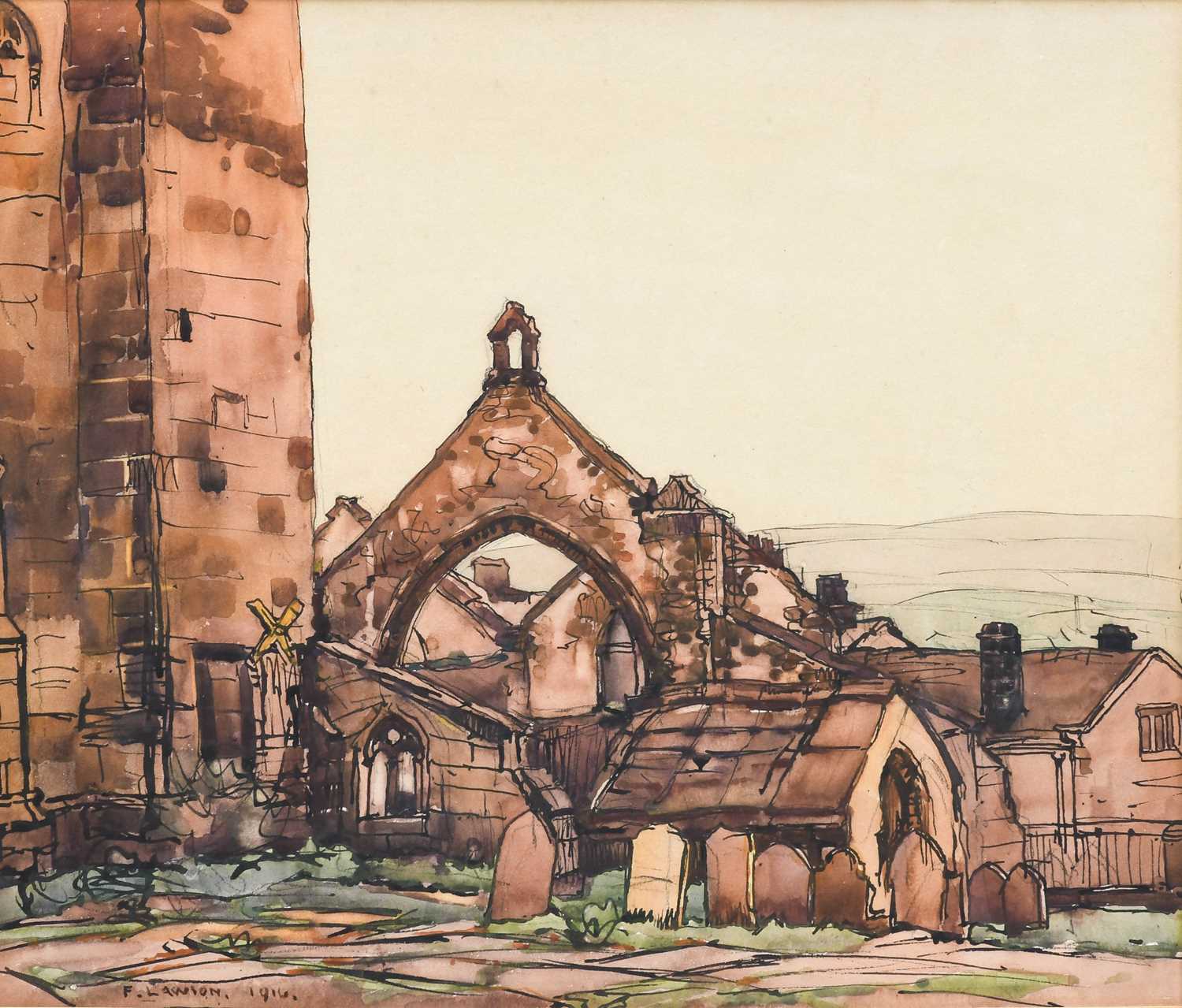 Lot 450 - Frederick (Fred) Lawson (1888-1968) Entrance