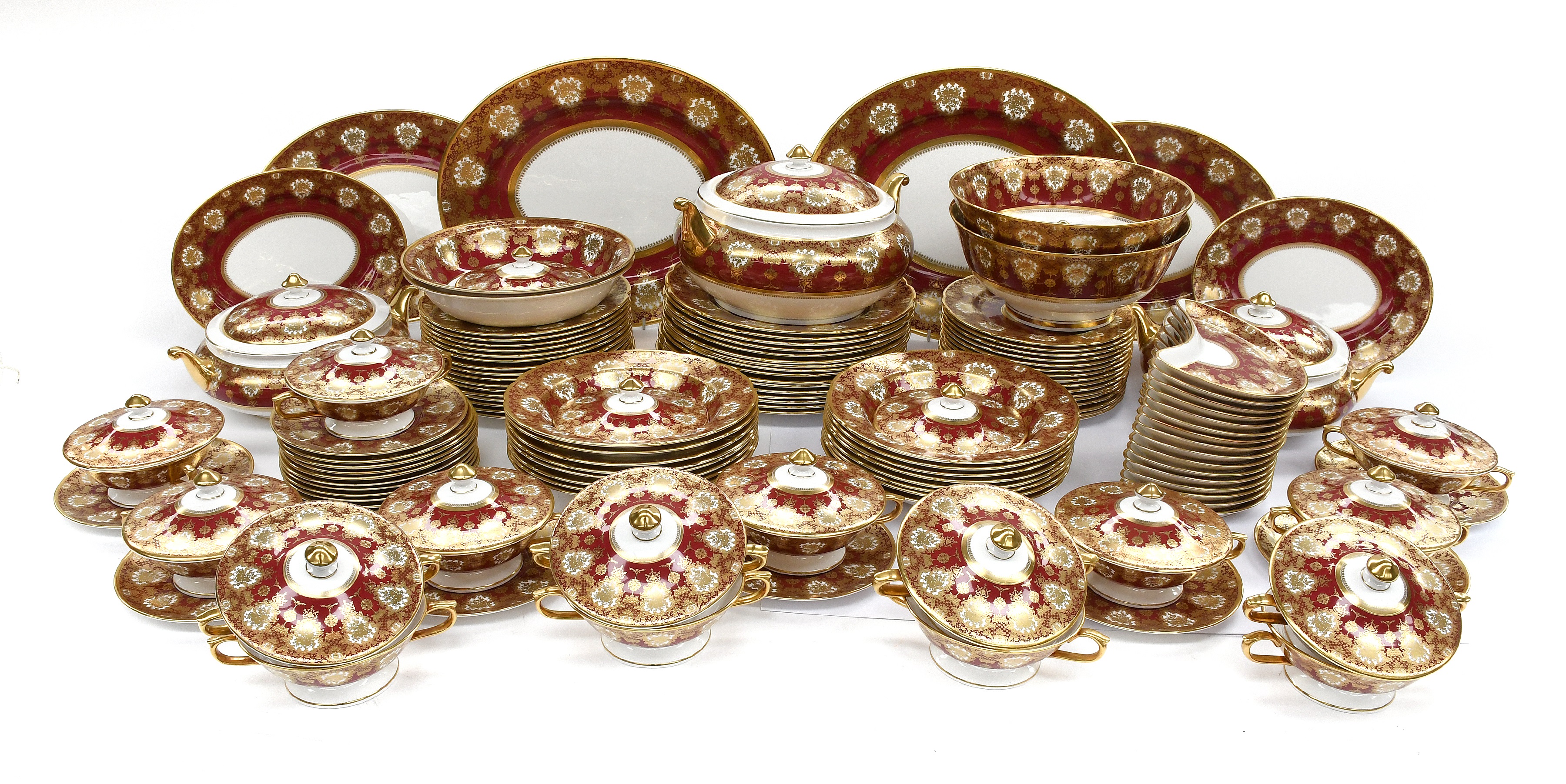 Lot 726 - A Thomas Goode Porcelain Dinner, Tea and