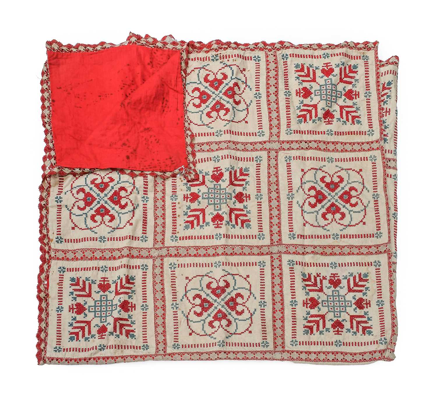 Lot 2262 - Late 19th Century Bed Cover Possibly