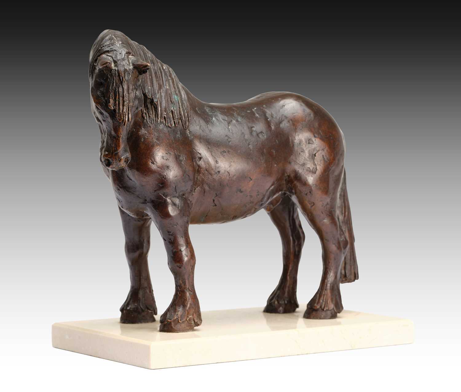 Lot 605 - Kate Denton MRSS (b.1954) "Suffolk Punch"