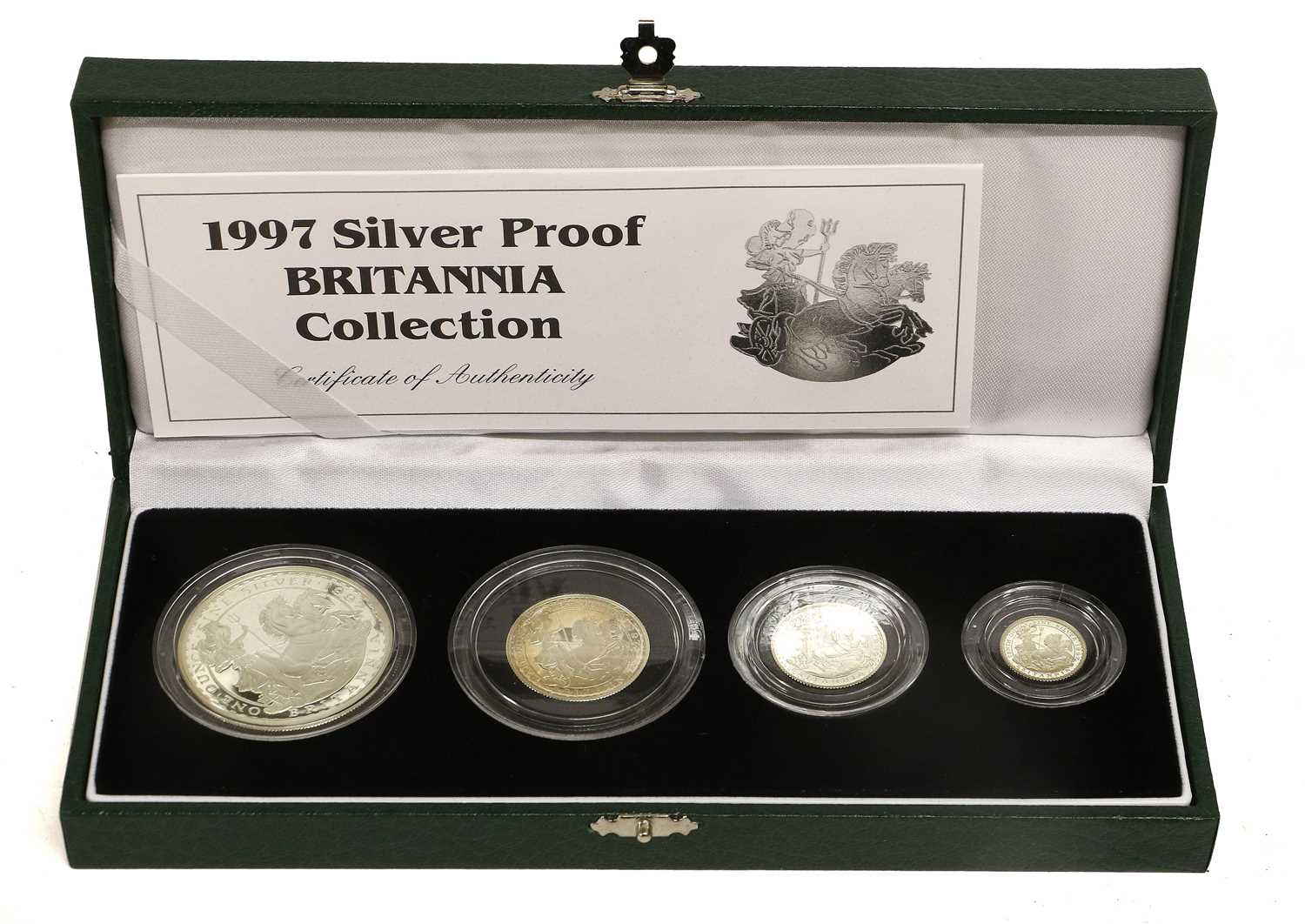 Lot 421 - UK, Silver Proof Britannia Collection 1997,