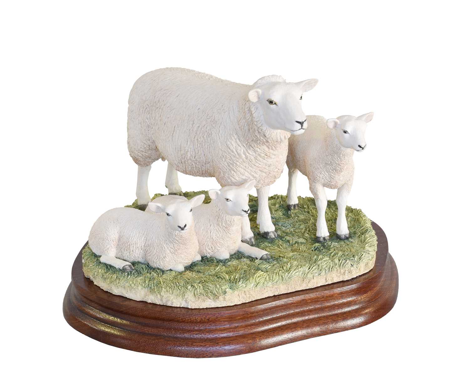 Lot 2144 - Border Fine Arts 'Lleyn Ewe and Lambs',